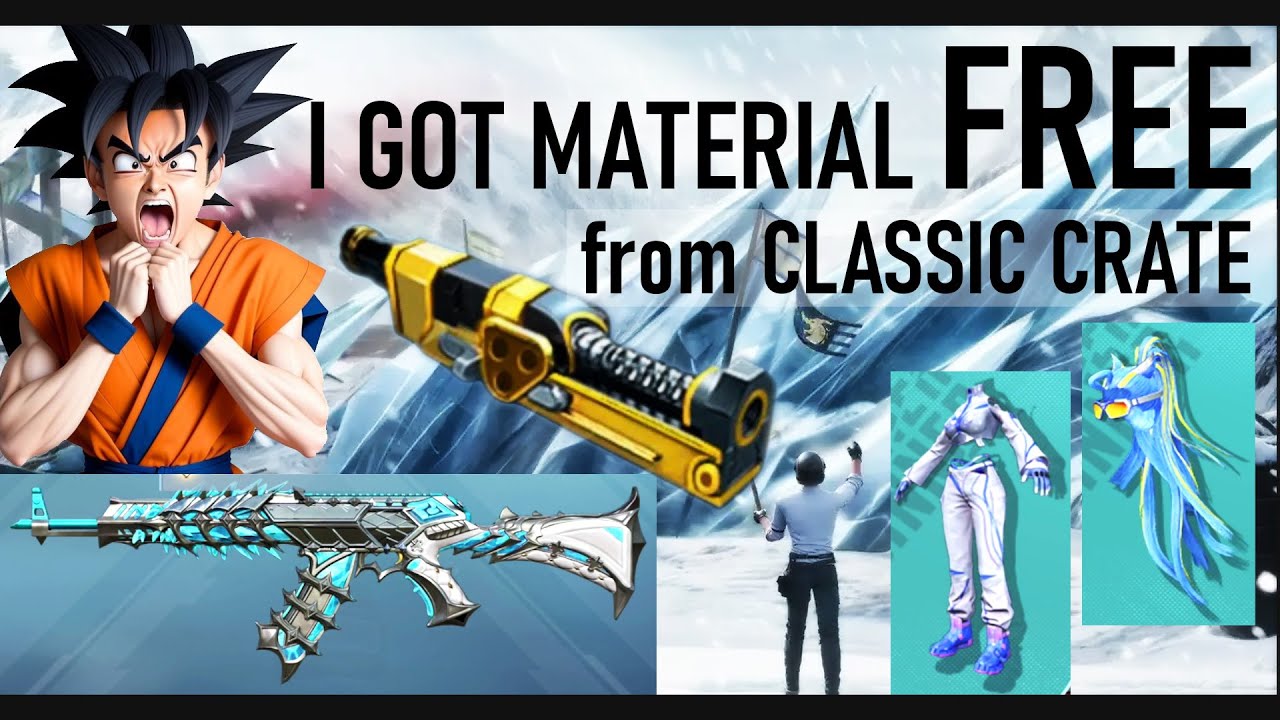 I Got FREE Material From Classic Crate - Zero UC Spent - YouTube
