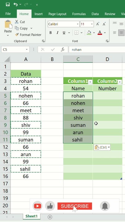 Excel Hack 27 How To Separate Them Exceltips Exceltech Excelshortcuts Smartexcel