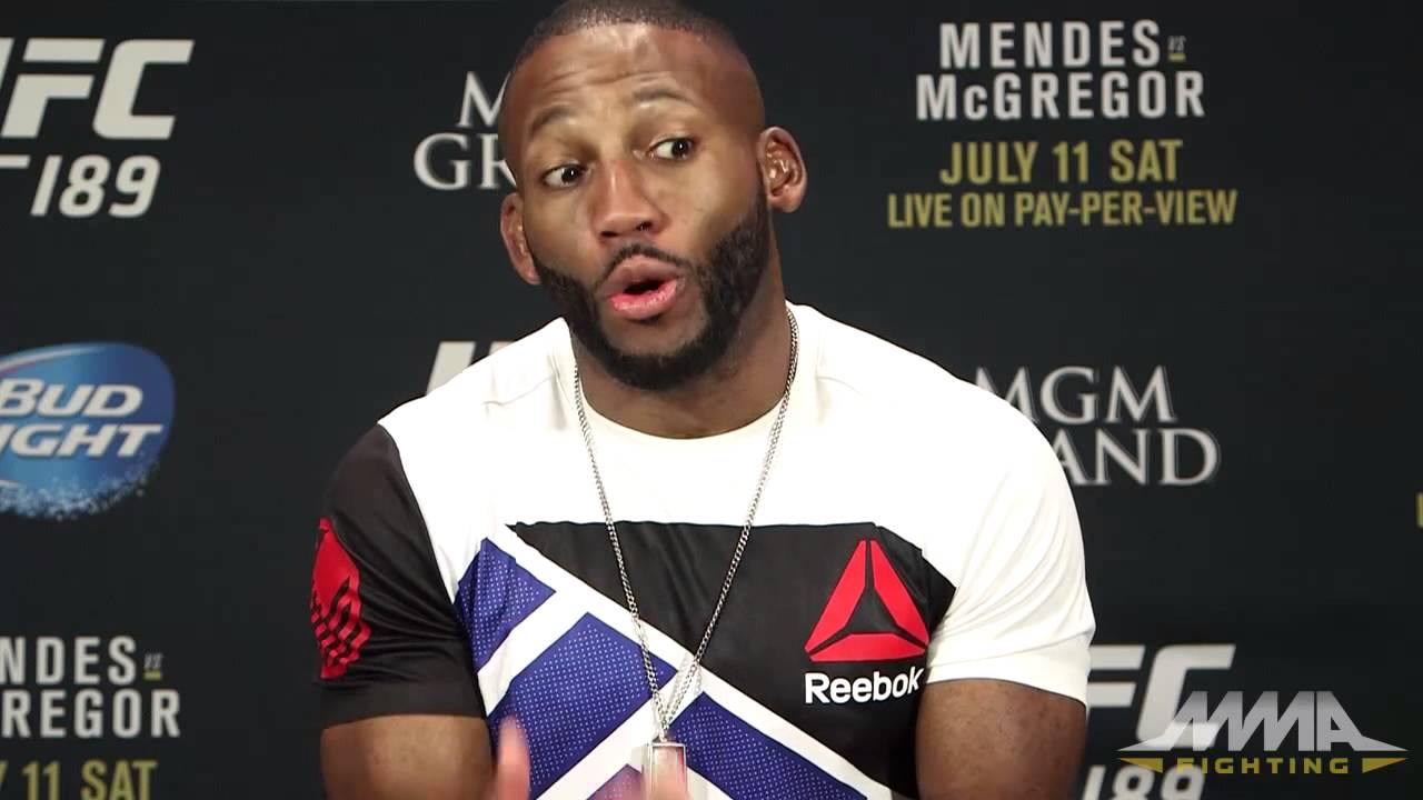 UFC 189 John Howard Was 'Very Nervous' Before Scores Read - YouTube