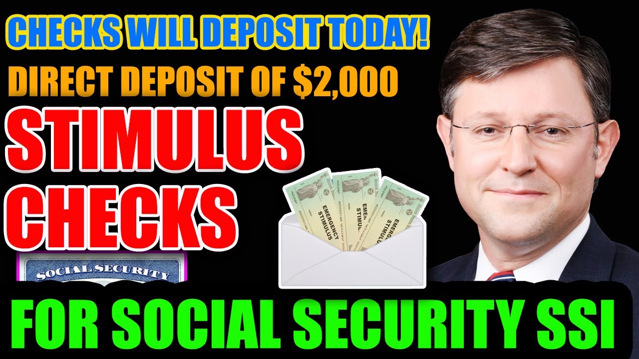 SENIORS: CHECKS WILL DEPOSIT TODAY! DIRECT DEPOSIT OF $2,000 STIMULUS ...