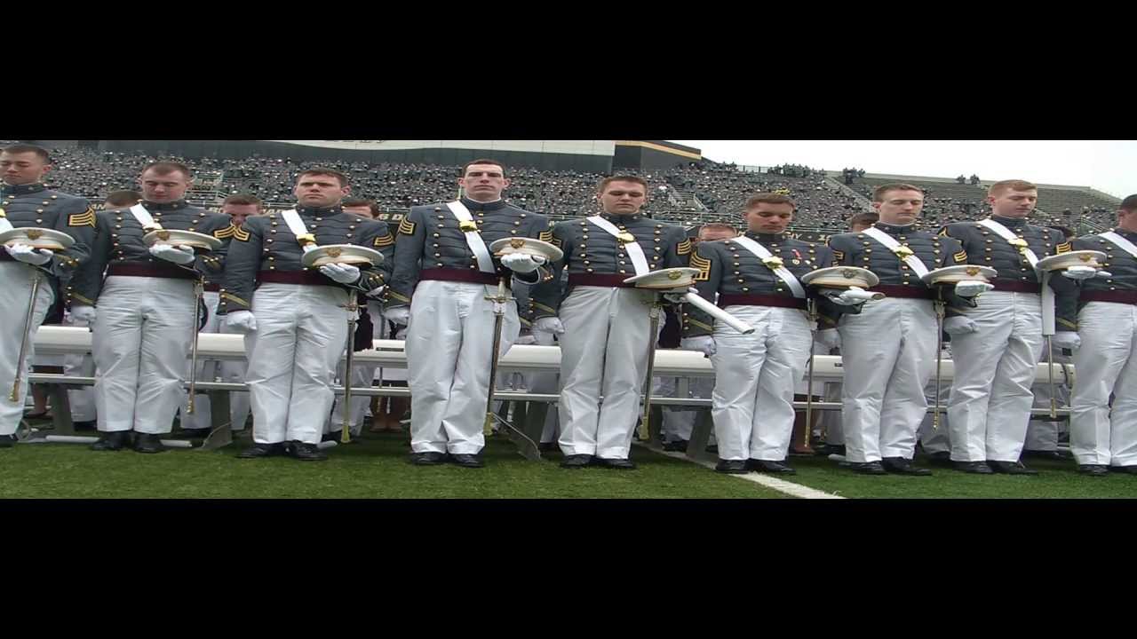 West Point Graduation 2013 Hat Toss and interviews with cadets on ...