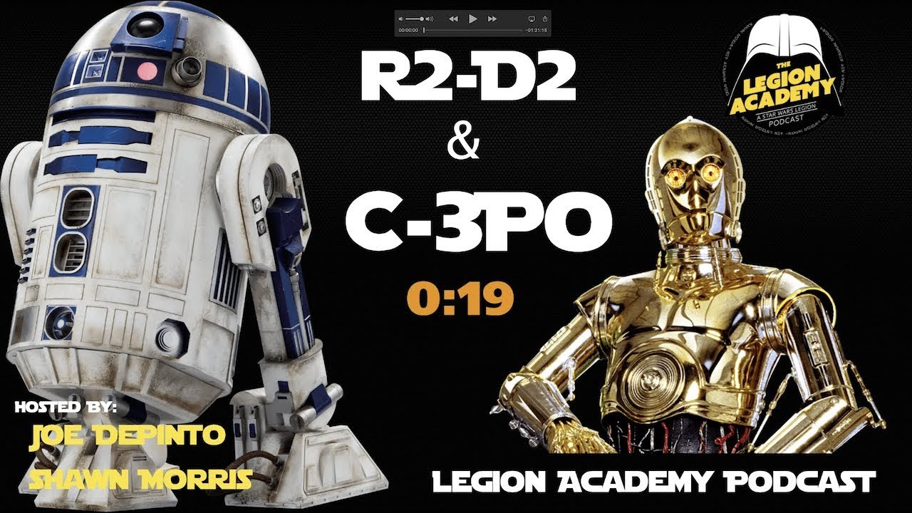 Star Wars Legion - R2D2 and C3P0 - YouTube