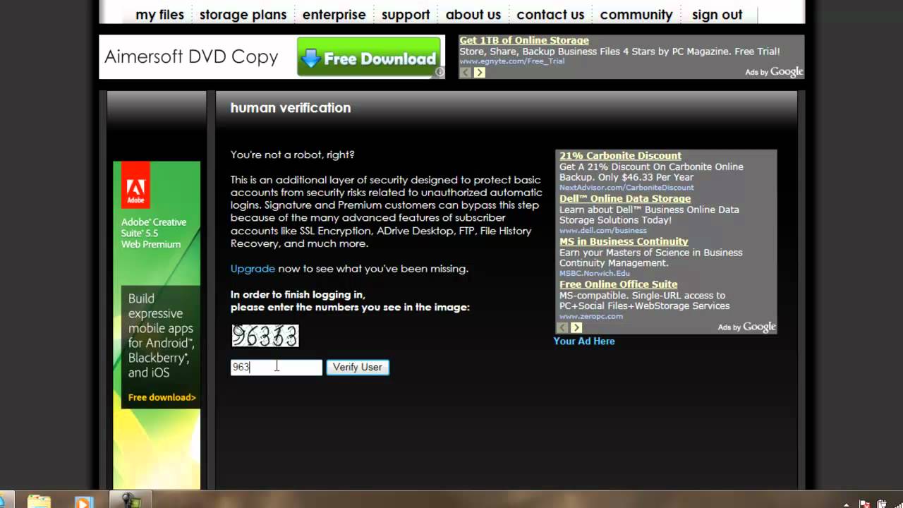 How to use Adrive - YouTube