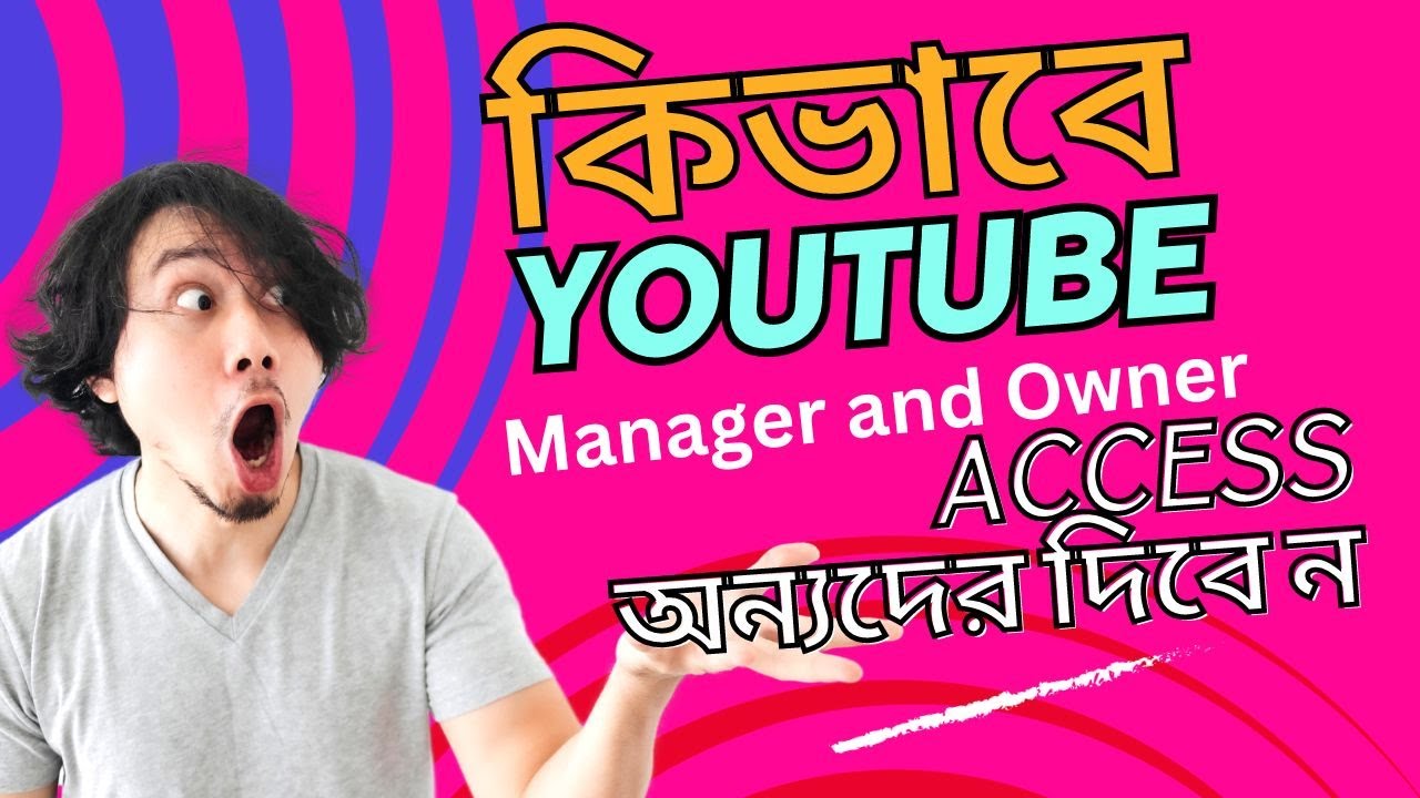 how to add youtube manager and owner 2024|how to access youtube manager ...