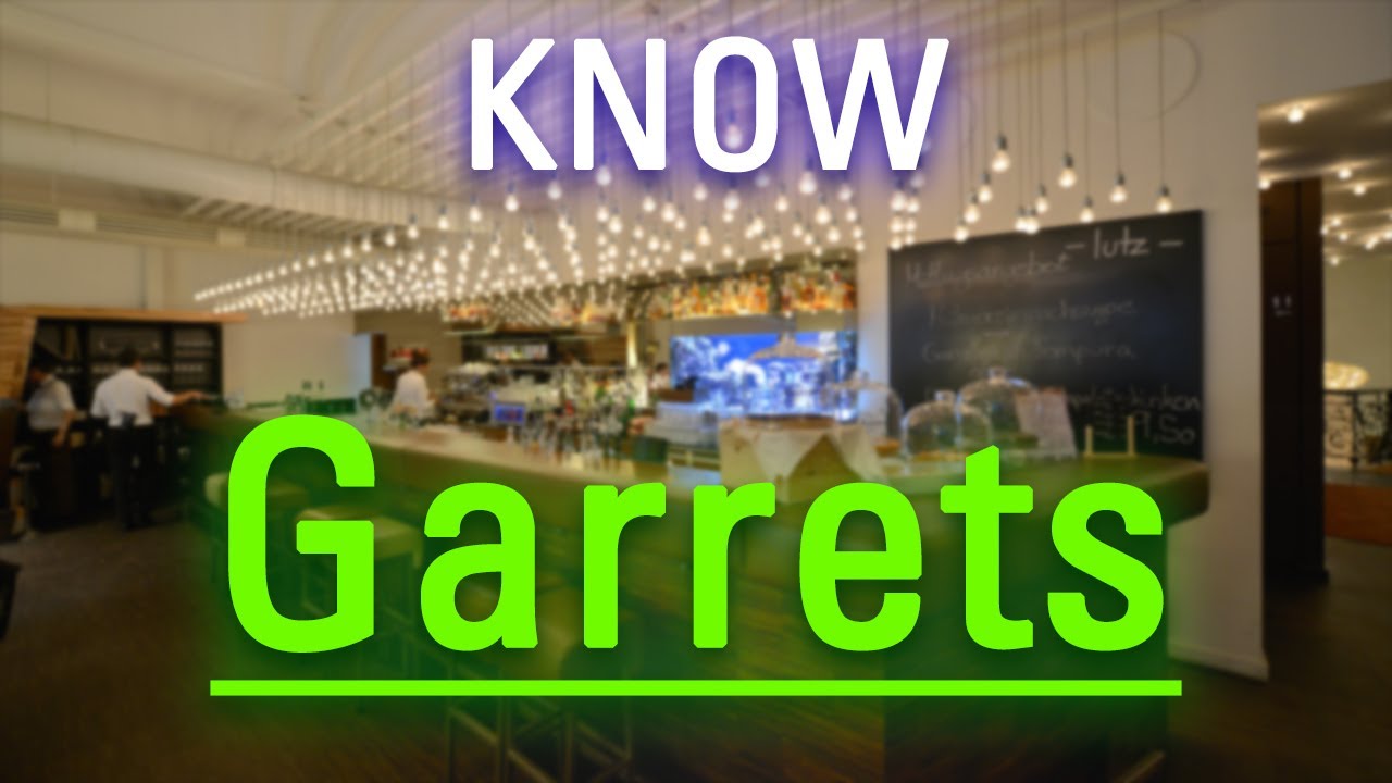 What are Garrets? | How Do Garrets Look? | How to Say Garrets in ...