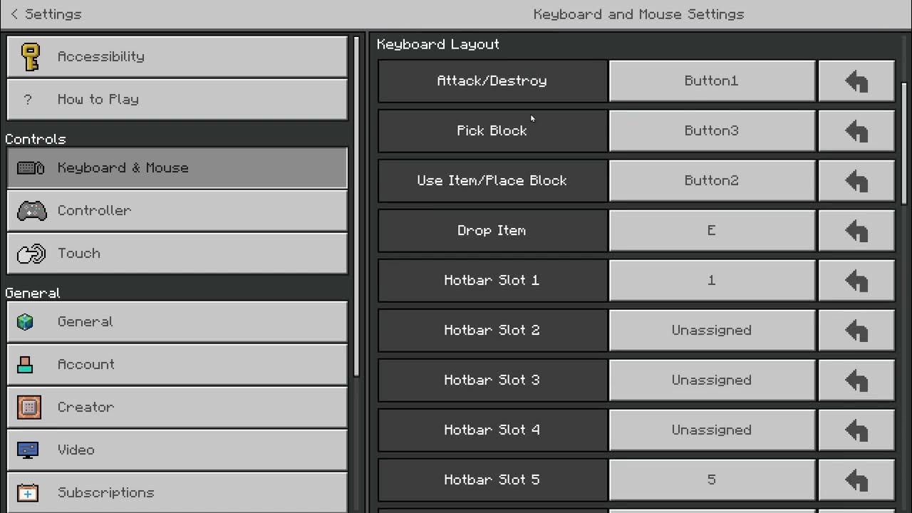 My Minecraft controls - YouTube