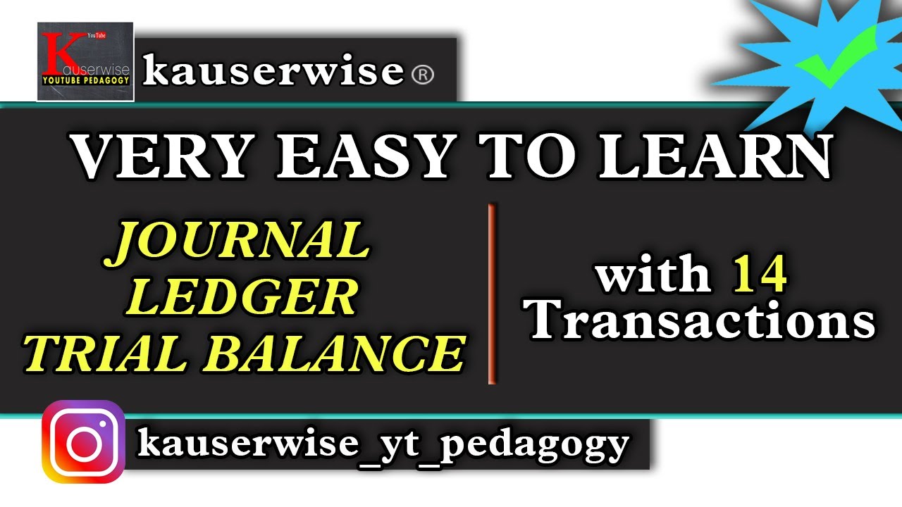 Journal Ledger Trial Balance Solved Examples With 14 Transactions journal-ledger-trial-balance-solved-examples-with-14-transactions