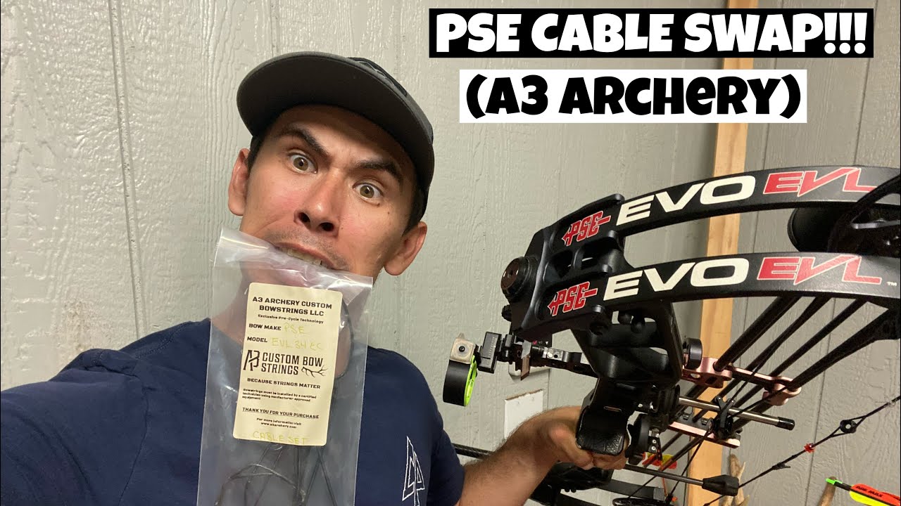 PSE CABLE SWAP!!! (A3 Archery) - YouTube