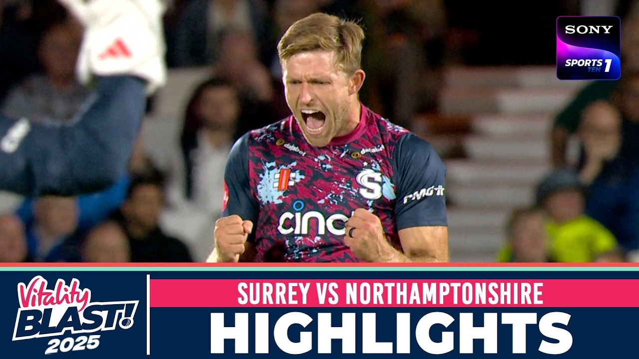 Steelbacks Seal Semi-Final Spot | Northamptonshire vs Surrey ...
