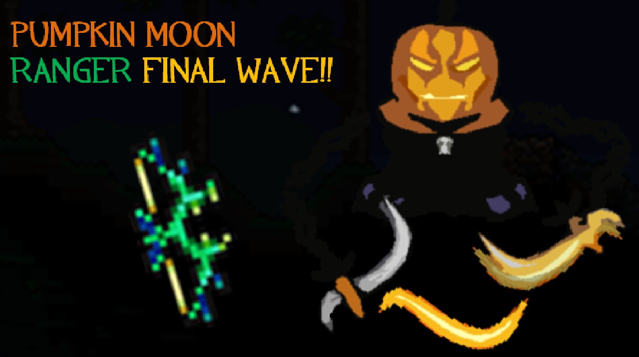 Terraria: Pumpkin Moon Ranger Final Wave (200+ boss kills without ...