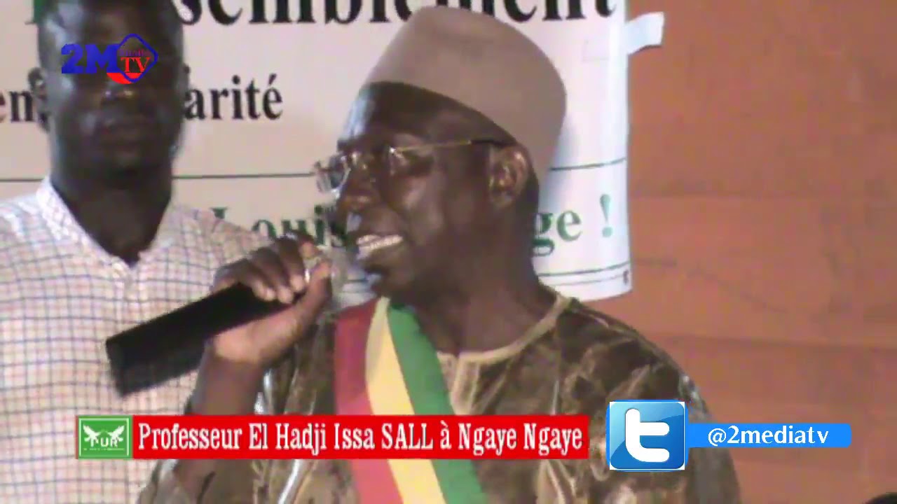 Professeur Issa SALL candidat à l'élection présidentielle 2019 - YouTube