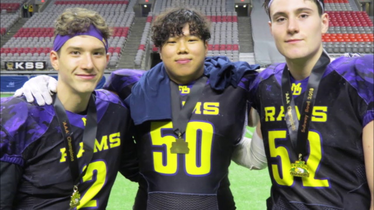 Seniors' banquet-goodbye 2018 season Mount Doug Rams Football - YouTube