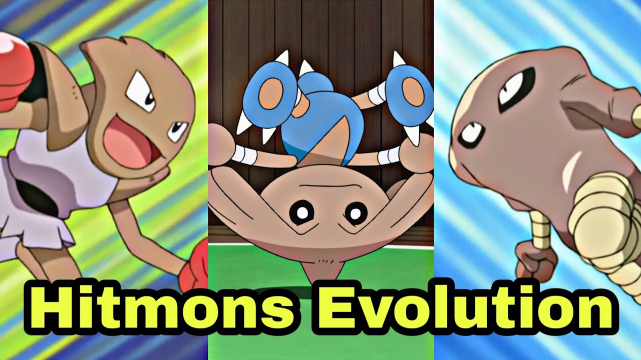 Hitmons Pokèmons Evolution explained in Tamil - YouTube