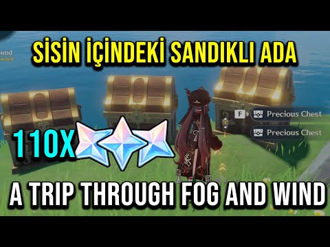 3 Sandıklı Ada & Duvar Resimleri | A Trip Through Fog and Wind | Genshin Impact Türkçe