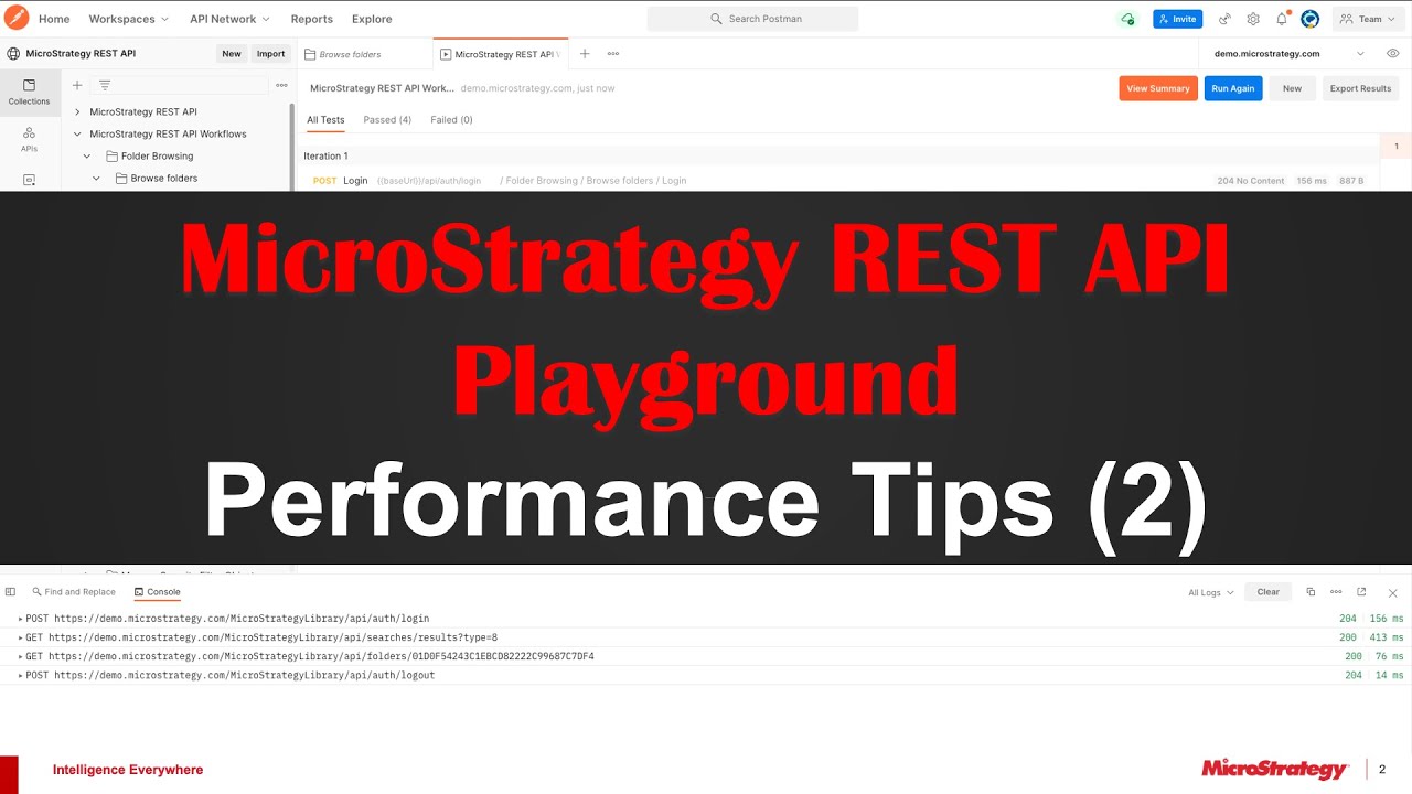 Performance Tips For MicroStrategy REST API 2 YouTube Performance Tips For MicroStrategy REST API 2 YouTube