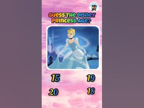 guess the disney princesses age#disney#princess#quiz#viralquiz#shirts# ...