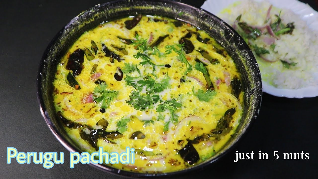 Perugu pachadi👌|| Challa charu||curd chutney||majjiga recipe||majjiga ...