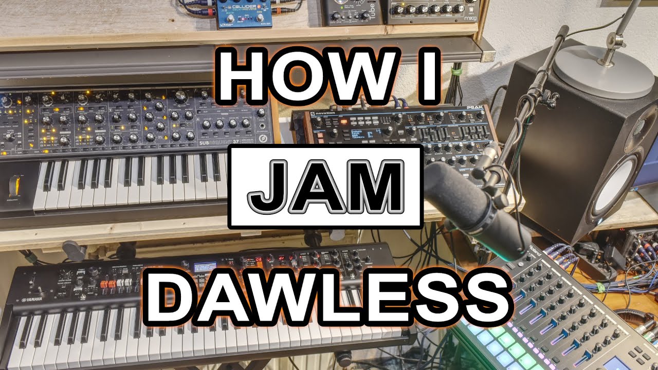 How I jam DAWLess // MC-707 - YouTube