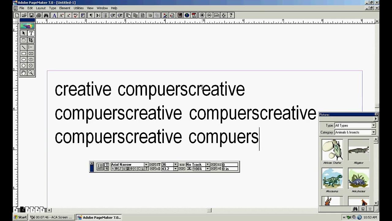 PageMaker File Menu Day 1 - YouTube