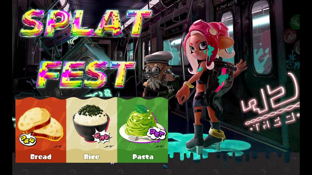 Ultimate Splatoon 3 Splatfest Battle - Bread vs. Pasta vs. Rice - YouTube