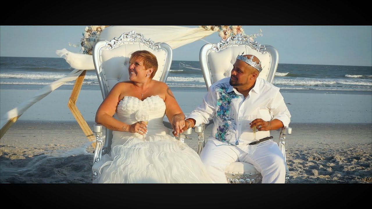 Fall Beach Wedding in Brigantine, NJ {Laura & Jay} - YouTube