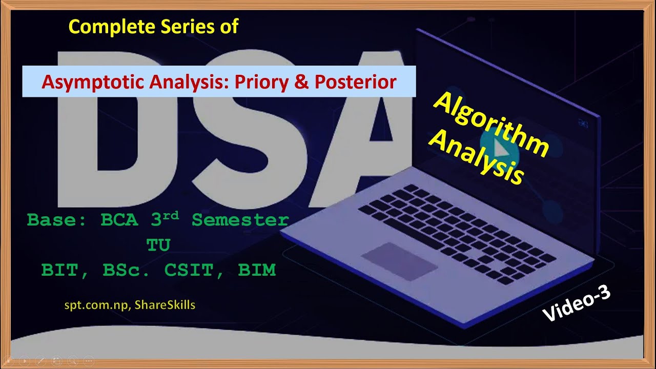 DSA: Asymptotic Complexity Analysis: Priory and Posterior, & notation ...