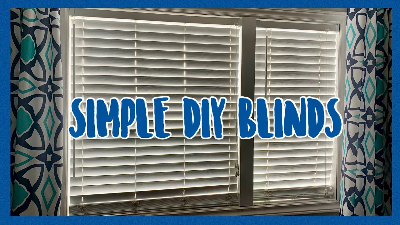 SIMPLE TUTORIAL ON HOW TO CUT WINDOW BLINDS | SIMPLE DIY BLINDS FAMILY ...