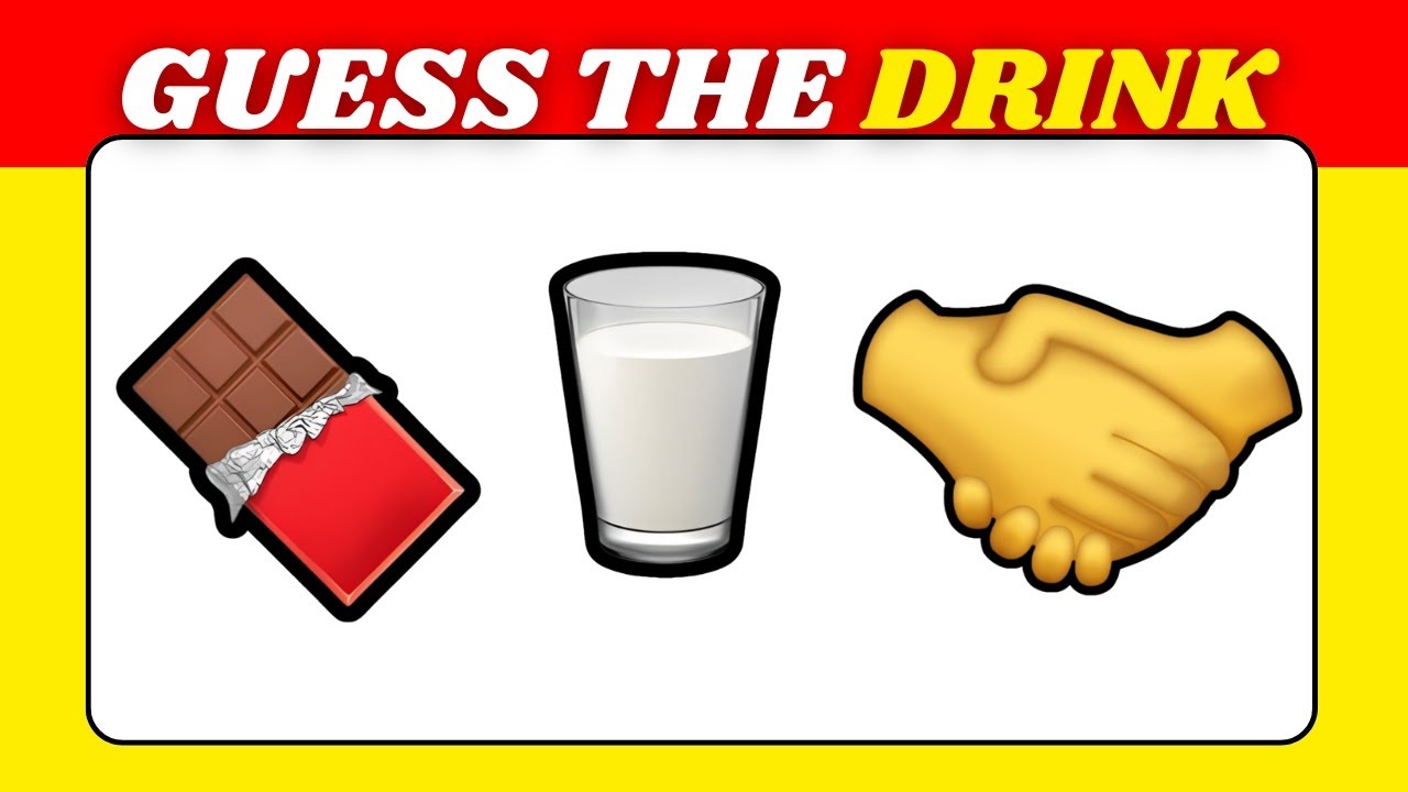 Can You Guess the Drink? | Emoji Challenge 2024 | Guess the Beverage ...