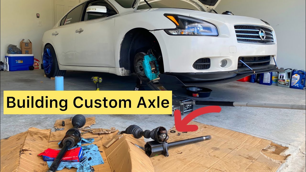 7th Gen 6-Speed Swapped Maxima gets a Custom Axle!!! #cars #modified # ...