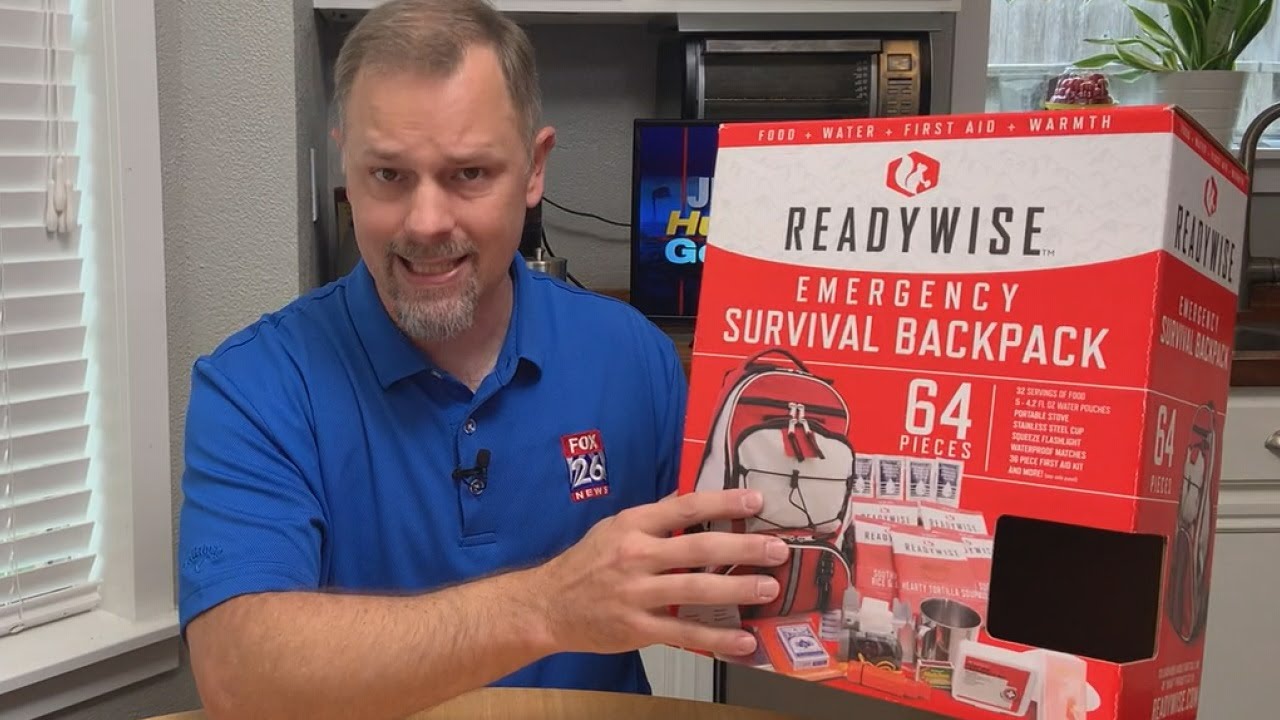 ReadyWise Survival Backpack - Hurricane Gear Test - YouTube