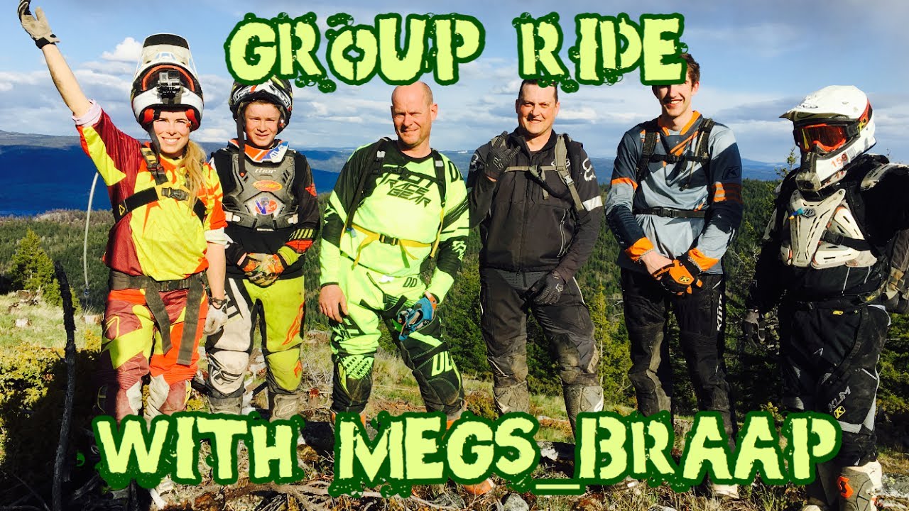 Group Ride with Megs Braap! - YouTube