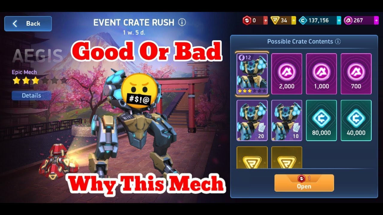 New Aegis Mech 😲 Just Arrived 😊 Get Free Token Fir Him 🤔 New Update In ...