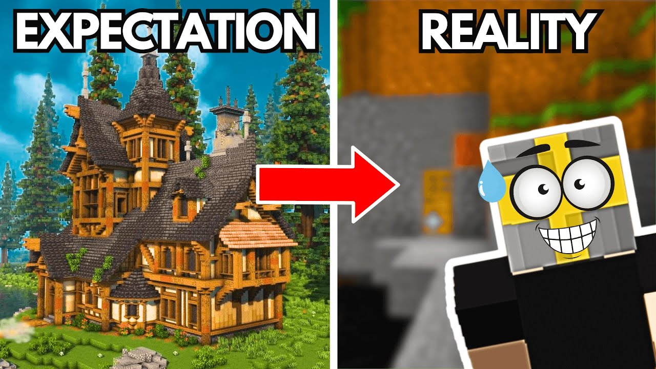 Watch a Minecraft Newbie Build Their First House! Did I do well? - YouTube