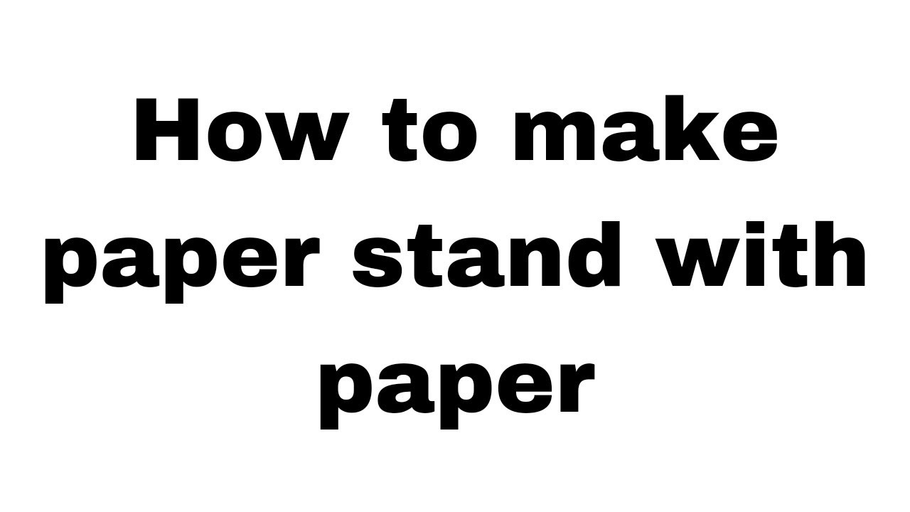 How to make paper stand with paper | DIY Origami pencil stand - YouTube