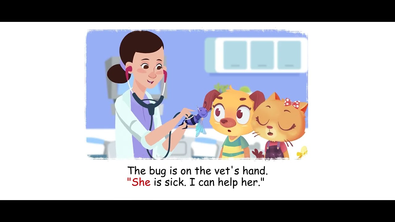 นิทานภาษาอังกฤษสำหรับเด็ก | The Sick Bug | แมลงป่วย - YouTube
