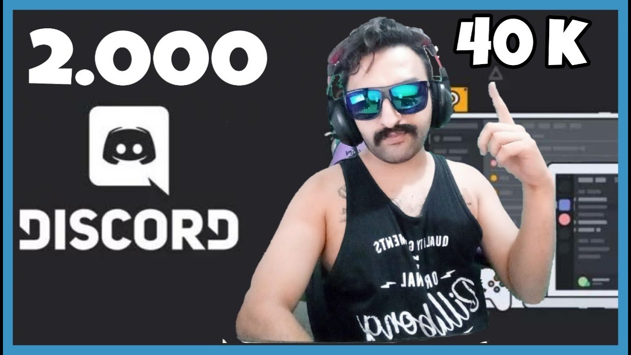 COMO FUNCIONA NOSSO DISCORD QUASE 2 MIL PESSOAS !! 40 MIL NO YOUTUBE ...