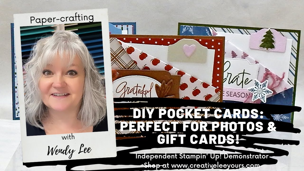 DIY Pocket Cards: Perfect for Photos & Gift Cards! - YouTube