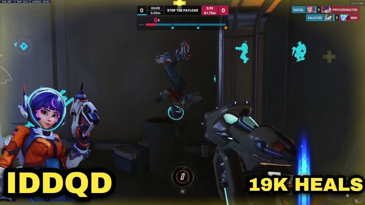 "Right where you belong buddy.." IDDQD JUNO 19K HEALS GAMEPLAY ...