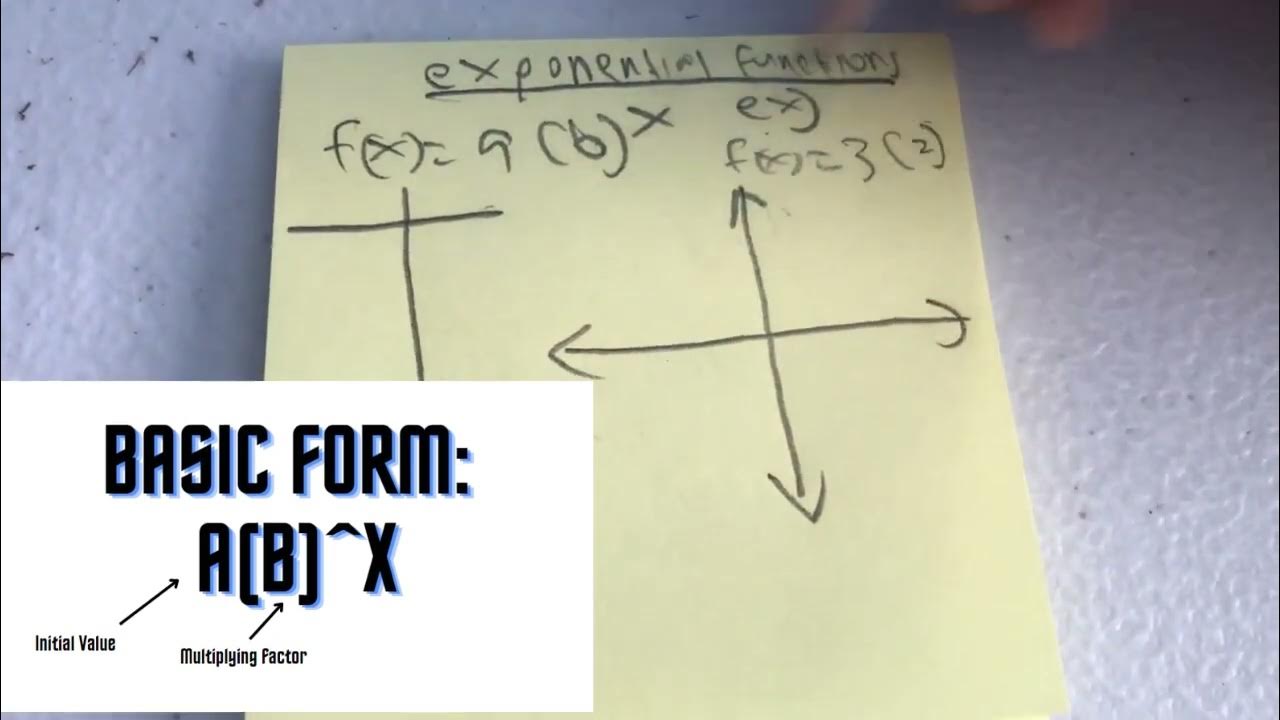 Exponential Functions intro - YouTube