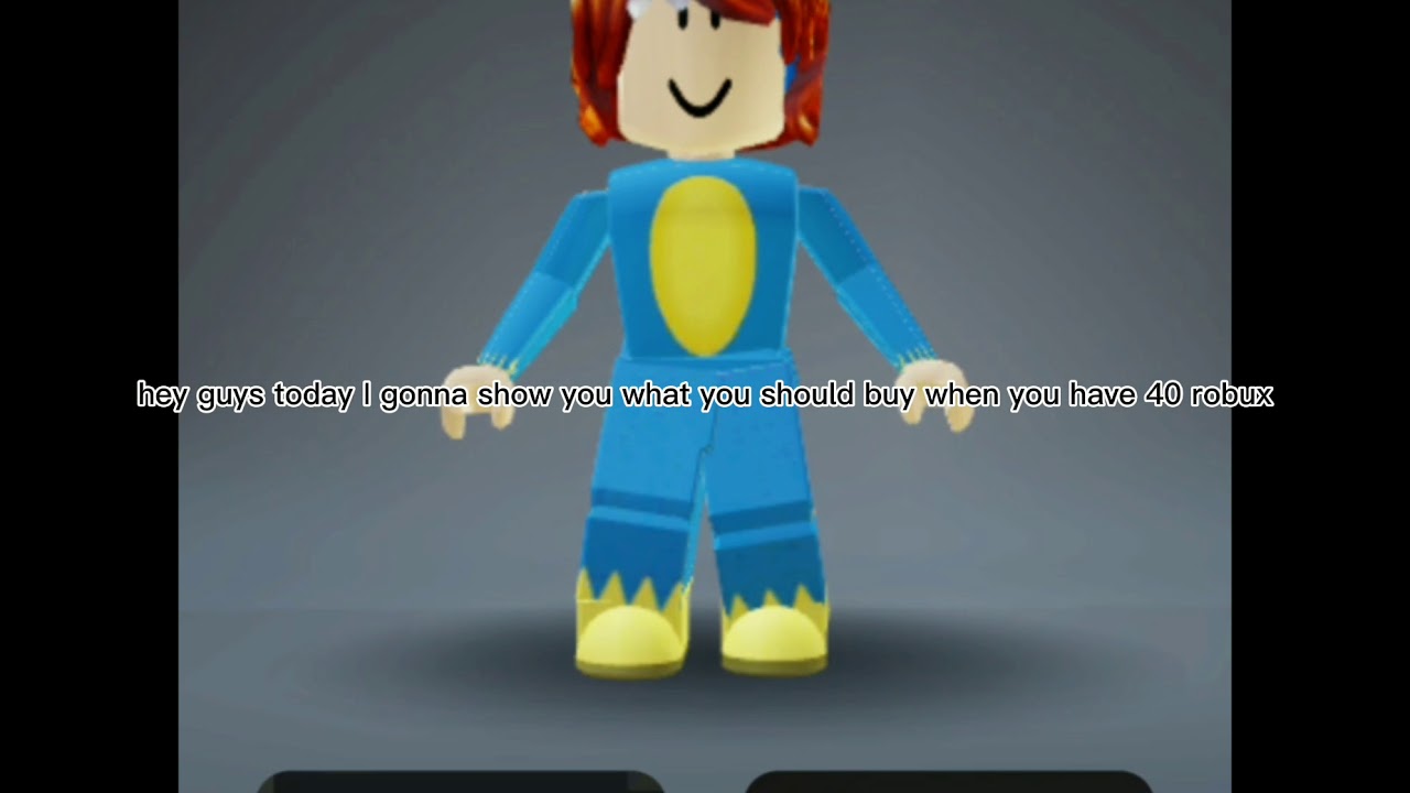 3 40 robux outfit ideas! - YouTube