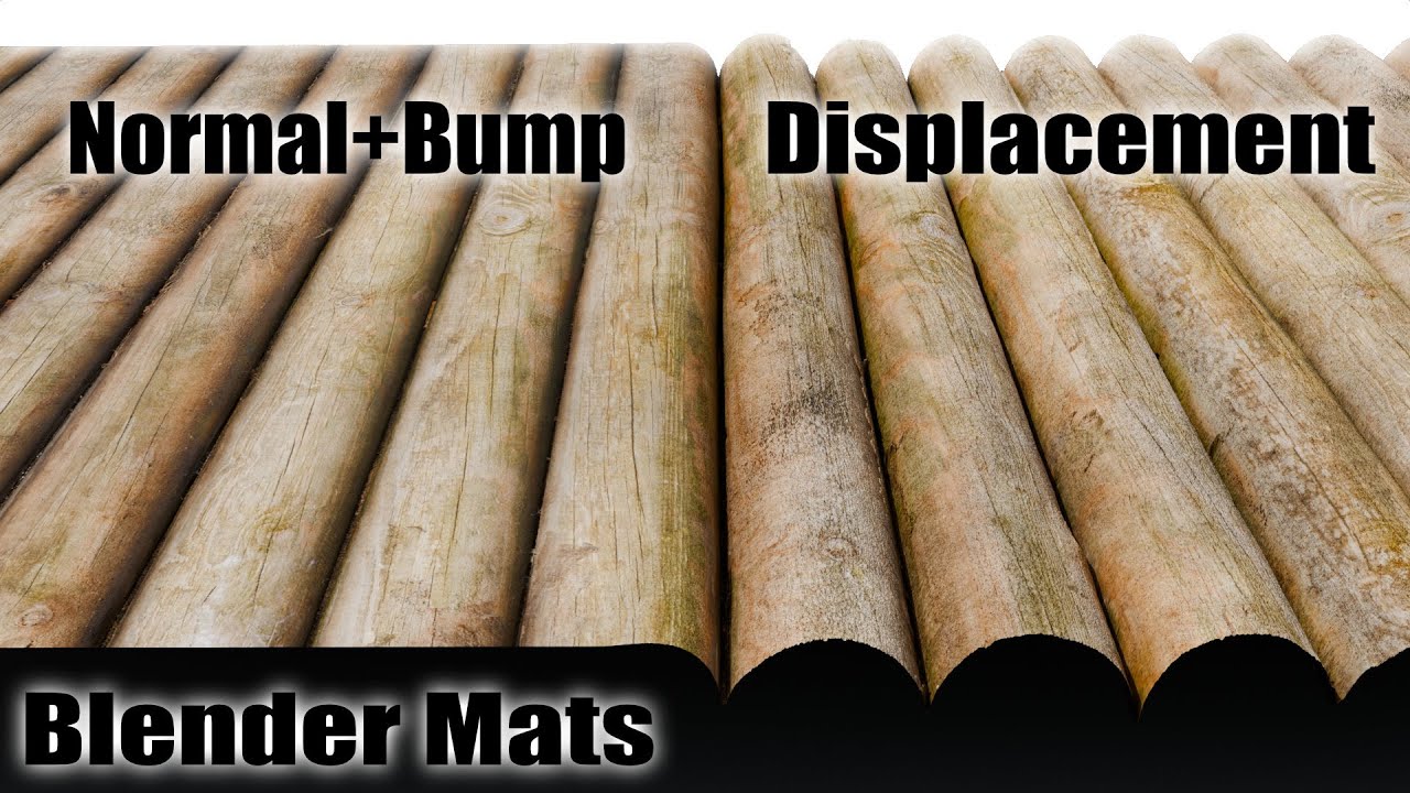 Kombination Bump, Normal und Displacement Maps - YouTube