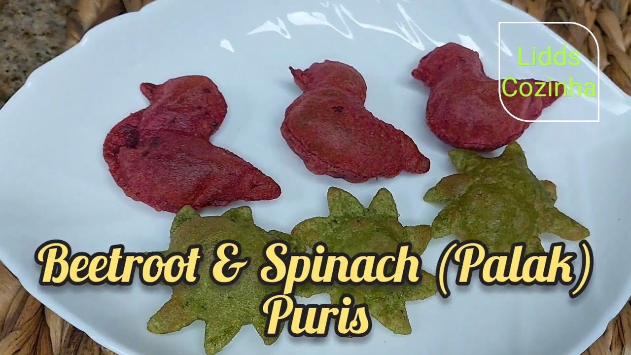 Beetroot Puri Recipe | Spinach Puri Recipe | Palak Puri Recipe | Kids ...