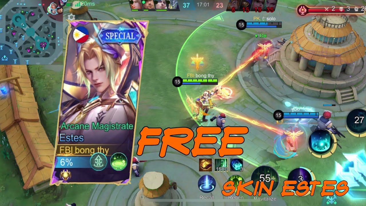 MLBB free skin Estes [ part 1 ] #mlbb #mlbbcreatorcamp #mlbbindonesia # ...
