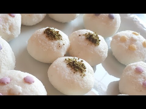 3 malzemeyle 5dk hazırlanan Kar Topları tarifi ✔pratik sütlü tatlılar✔kolay tatlılar #iftartatlisi