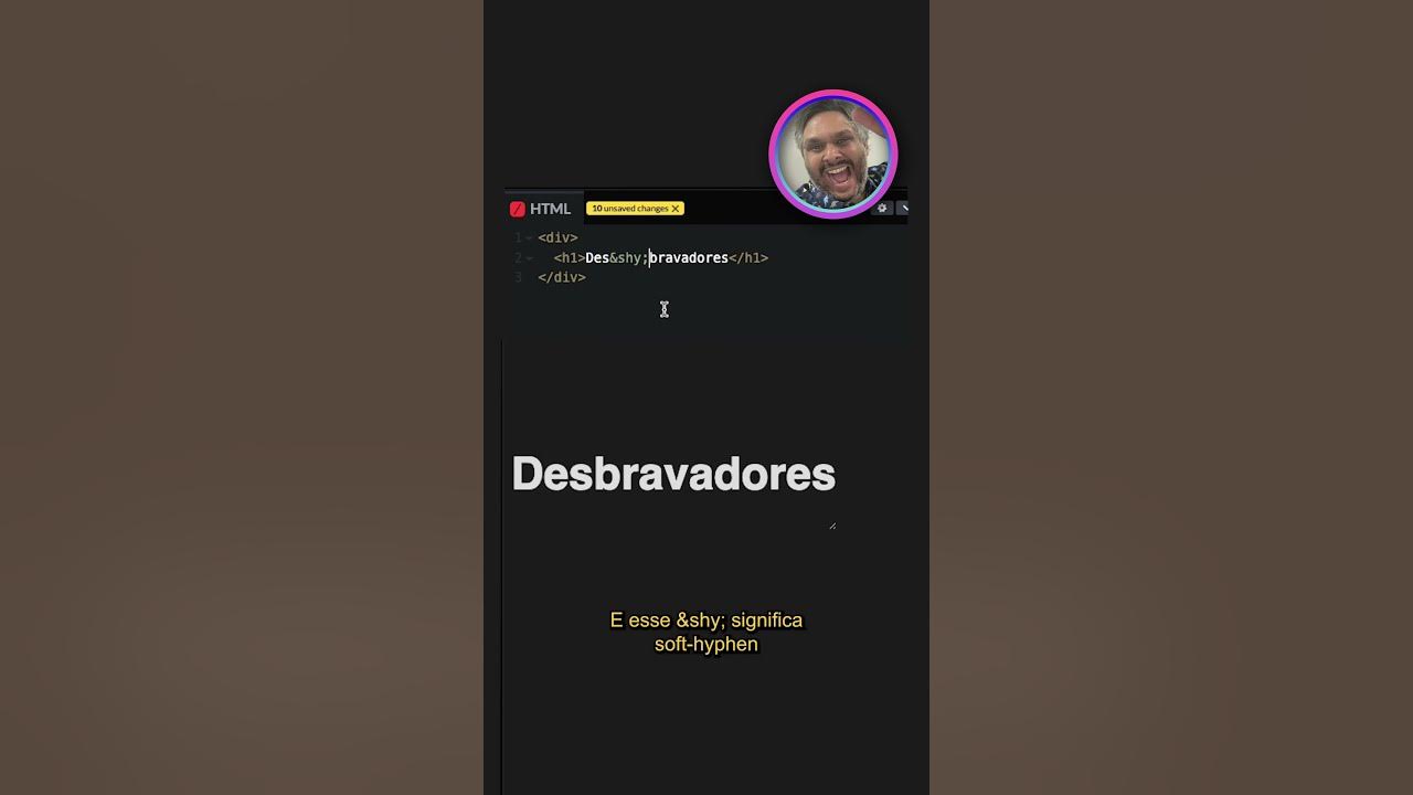 Soft-hyphen do HTML - YouTube