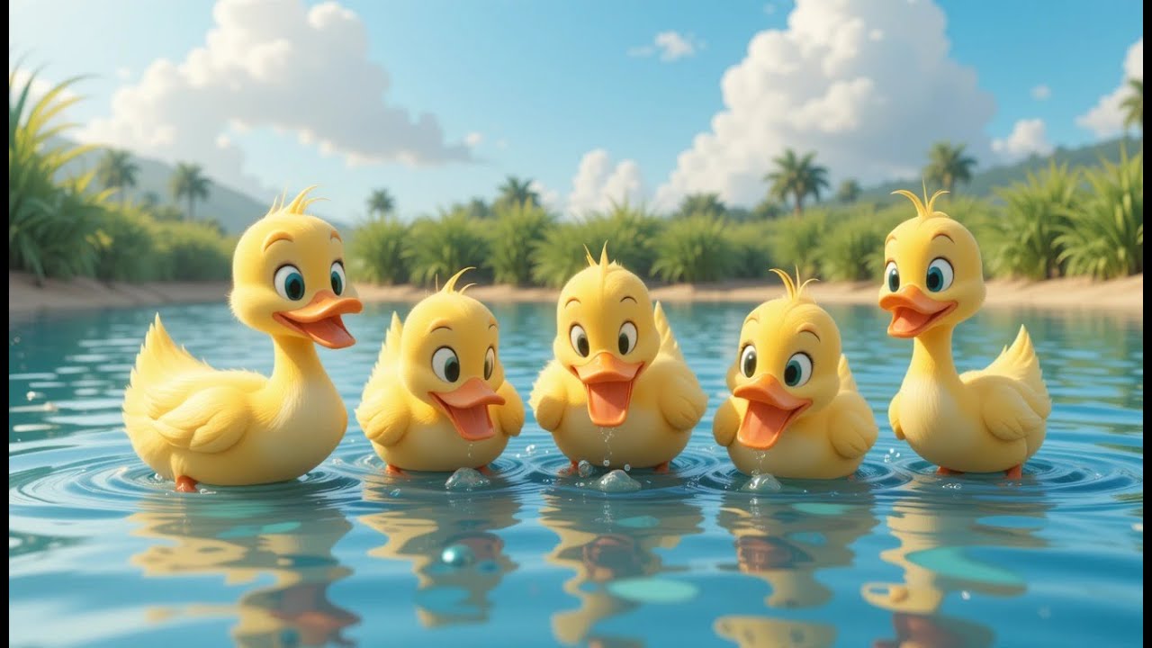 Ducks Go Quack and Fish Go Swish! | Nursery Rhyme | Educational Kids ...