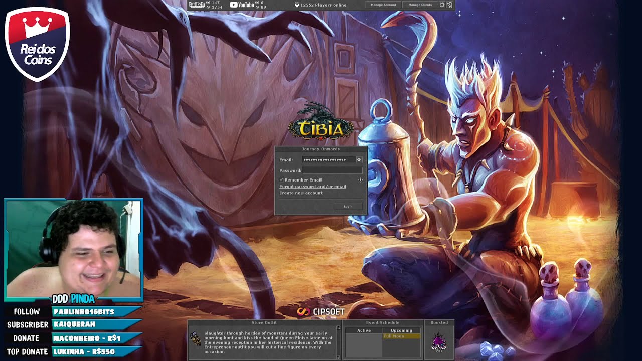 Tibia Twitch Clips - Diário 11/01/20 #63 - YouTube
