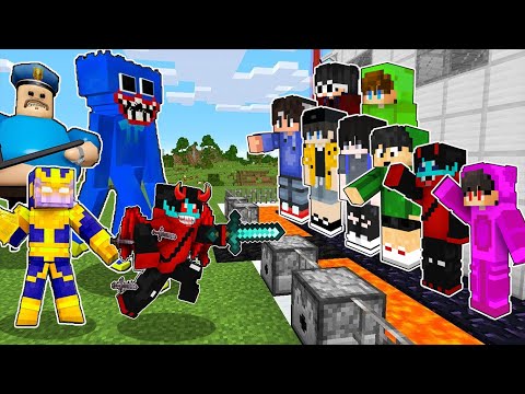 Best of Minecraft - SUPER MONSTERS vs Most Security Build Hacks | TAGALOG | OMOCRAFT