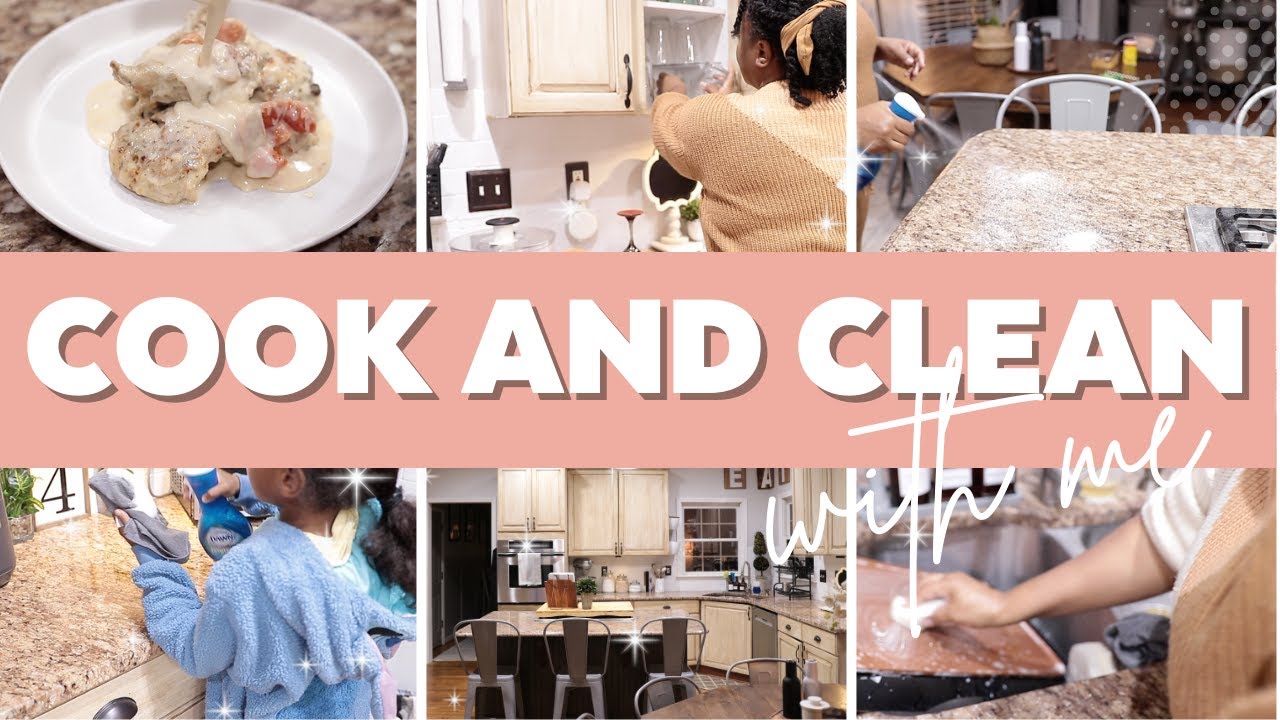 Cook and Clean With Me | At Home With Quita - YouTube