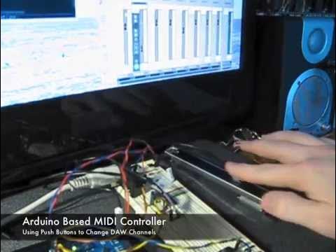 Arduino MIDI Controller (Motorized Fader) - YouTube